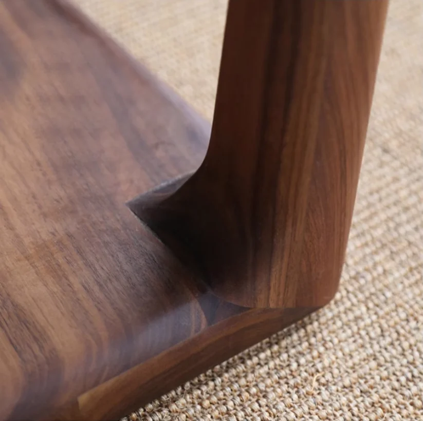 Antique Japanese Solid Wood Furniture - Tea Table & Chair Set