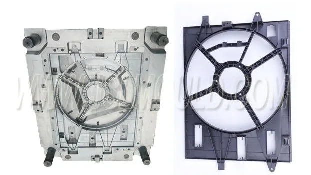 Custom Made Injection Auto Cooling System Plastic Car Radiator Fan ...