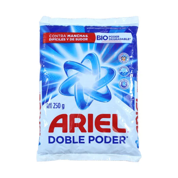 ARIEL POWDER DETERGENT 250 GM 2X POWER 48pcs/carton| Alibaba.com