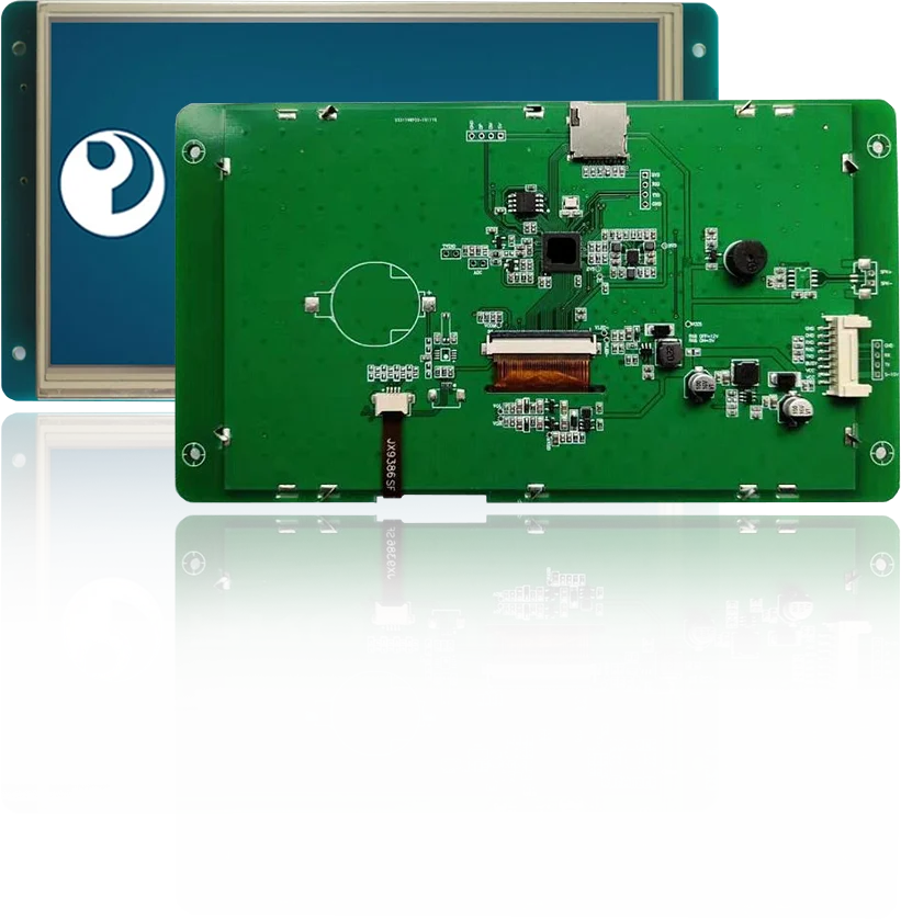 Proculus 7 Inch Uart Ttl Uart Rs232 Touch Screen Panel Oled Lcd Display Module Controller 