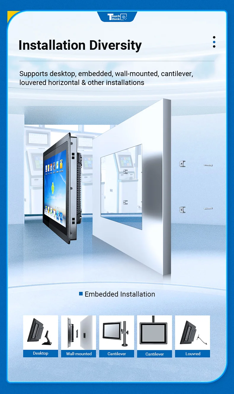 High Quality 10.1-21.5 Inch Waterproof Industrial Embedded Computer ...