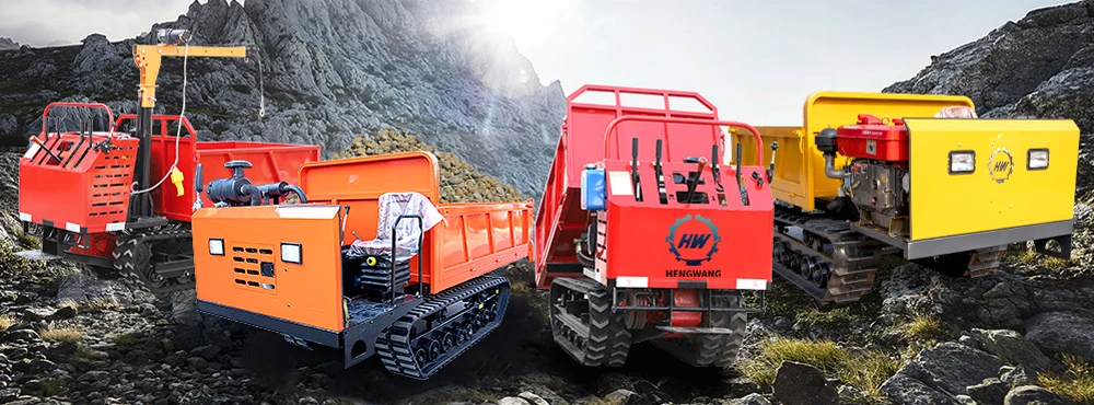 Self Loading Farm Crawler Plantation Vehicles Carrier Diesel ...