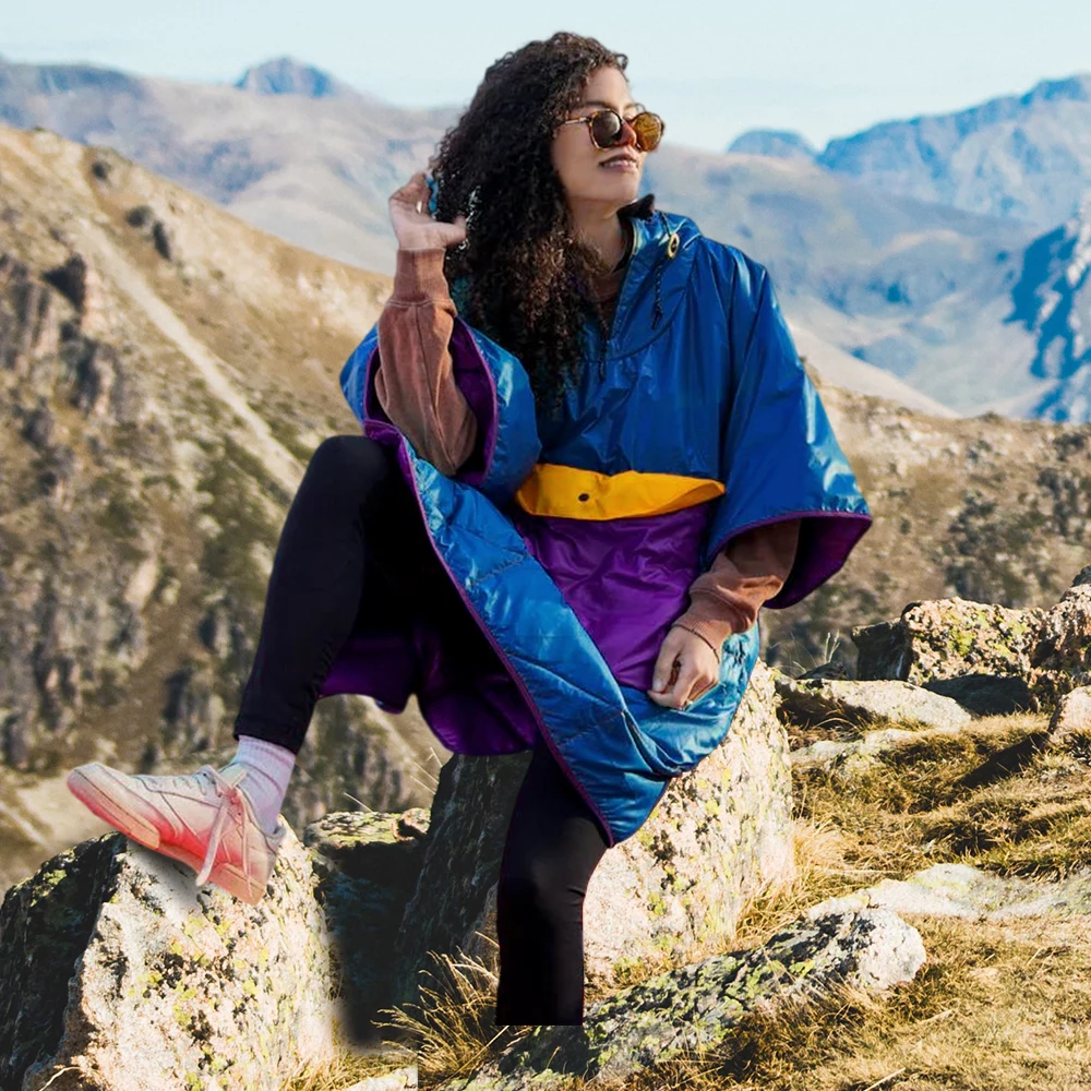 2024 NanoLoft Down-alternative Poncho Puffy Blanket Premium Camping ...