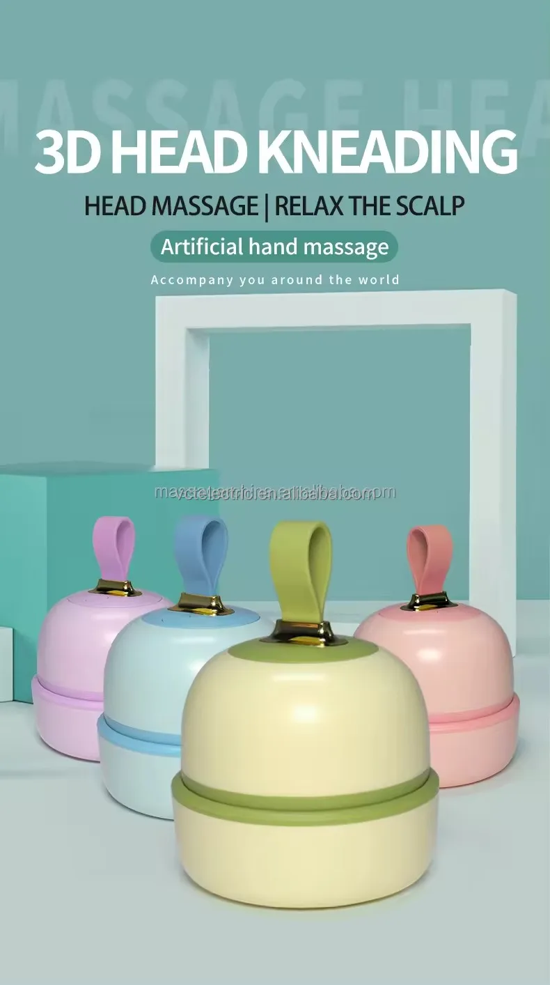 Vct 2024 Trending Head Massage Machine Silicone Scalp Massager Tools ...