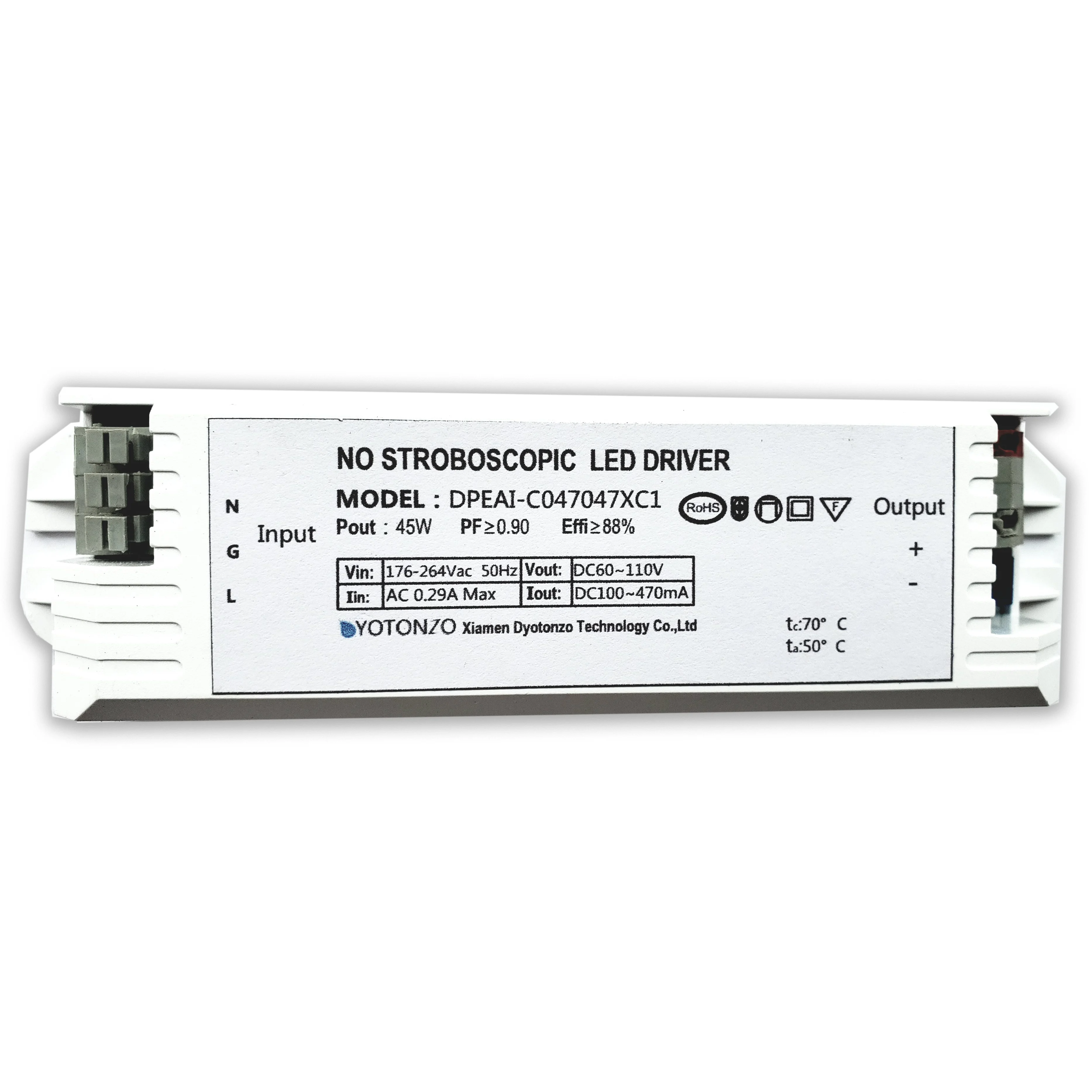 Bipolar Ripple-free Isolation Dimming Led Driver 140v 350ma 50w Low ...