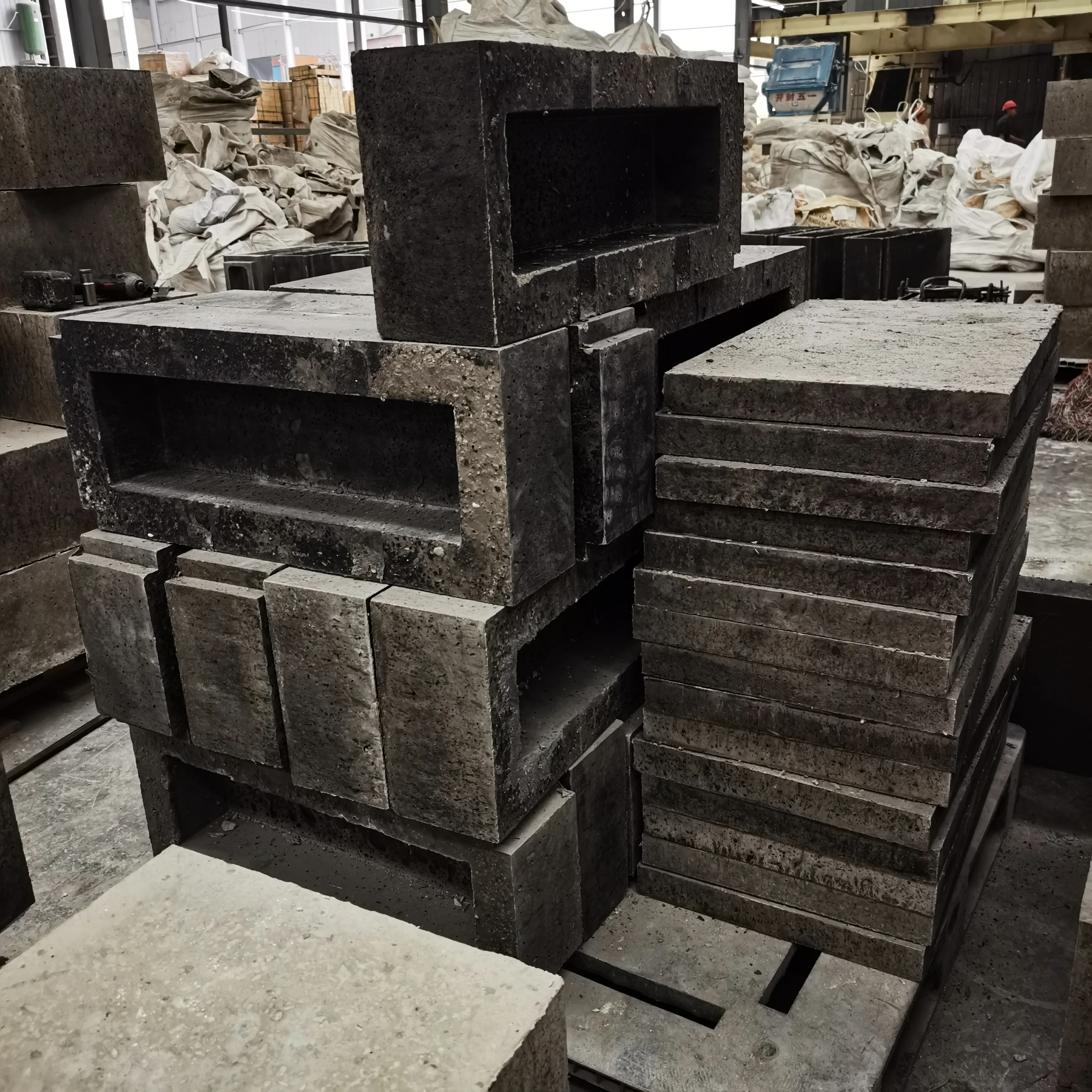 Customized Incinerator Precast Shapes Precast Blocks Refractory Precast ...