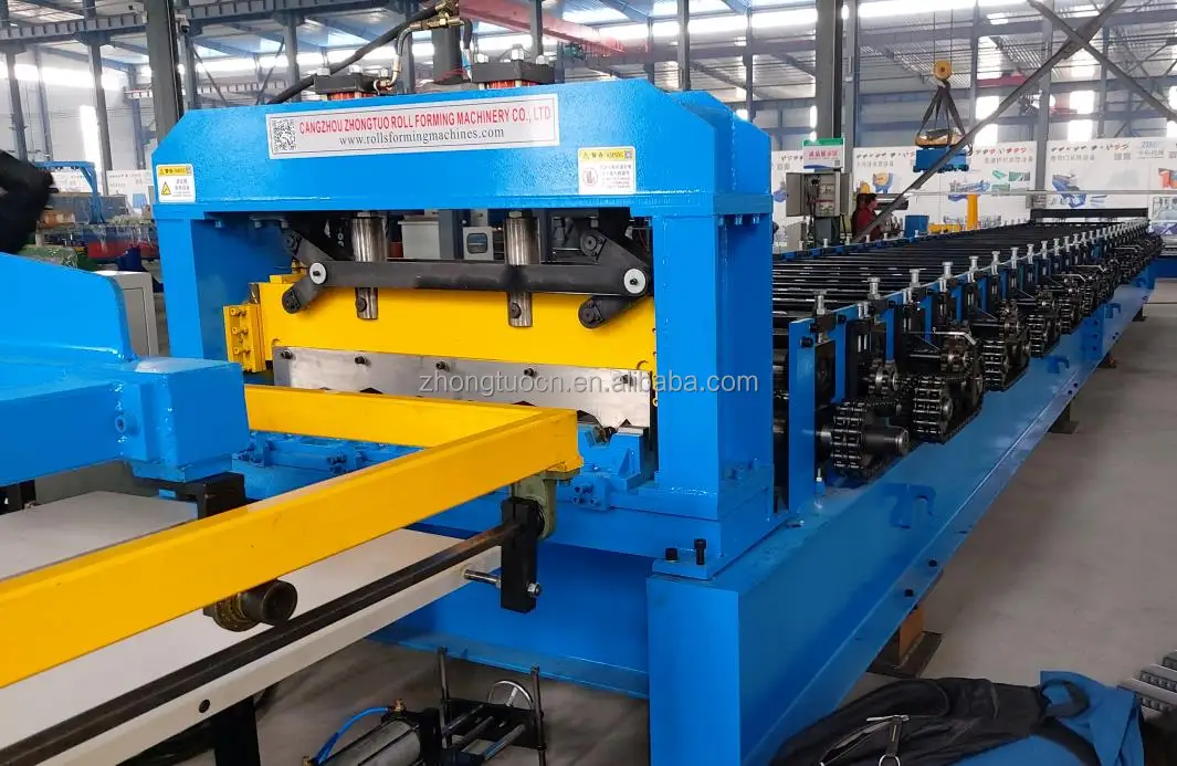 Metal Floor Decking Steel Roll Forming Machine B Deck Roll Former - Buy Floor Decking Machine ...