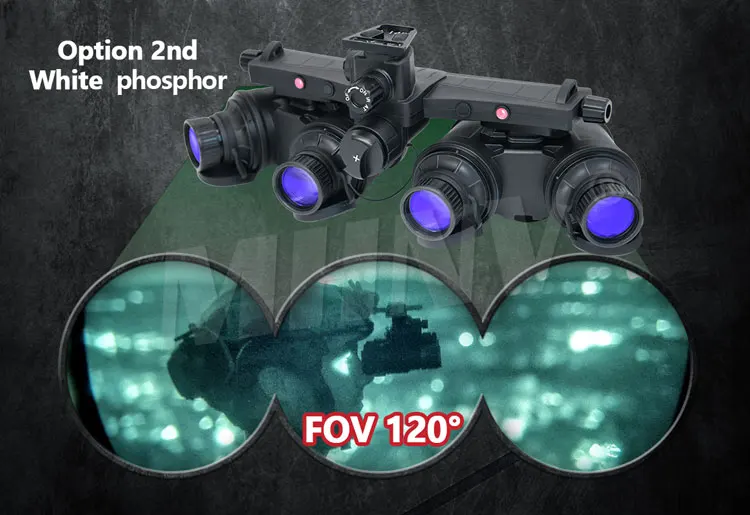 중국 장비 디지털 GPNVG 18 헬멧 야간 투시경 쌍안경 장치 4 눈 FOV 120 지상 파노라마 야간 투시경 고글 ...