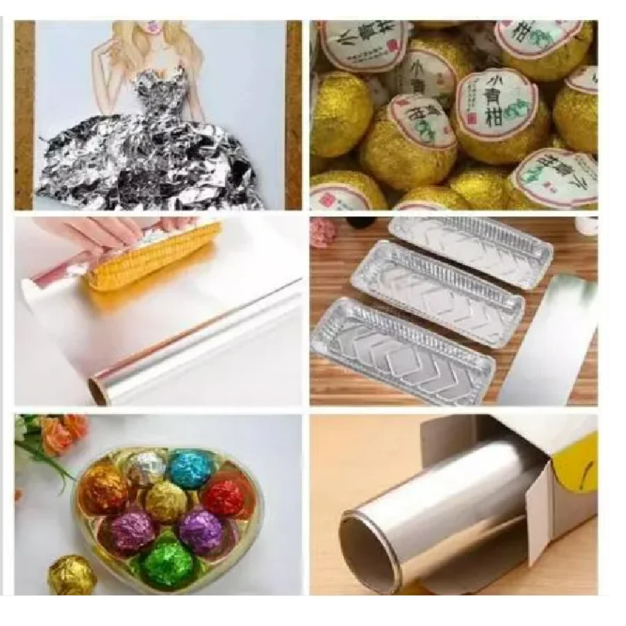 Wholesale Factory 1235 Flexible Aluminum Foil Roll For Pans Metal ...