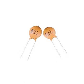 Disc Type Capacitor With Radial Lead Ceramic Capacitor 680pf(681) 50v ...