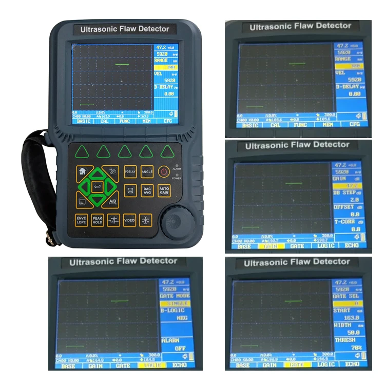 NDT Systems Metal Ultrasonic Flaw Detector U600 ISO Certified with ...