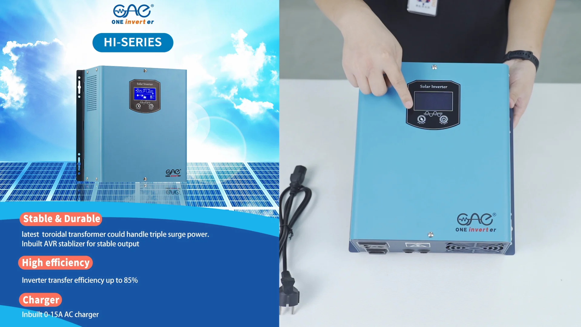 3600w Toroidal Inverter 12v To 220v Pure Sine Wave Hybrid Solar ...