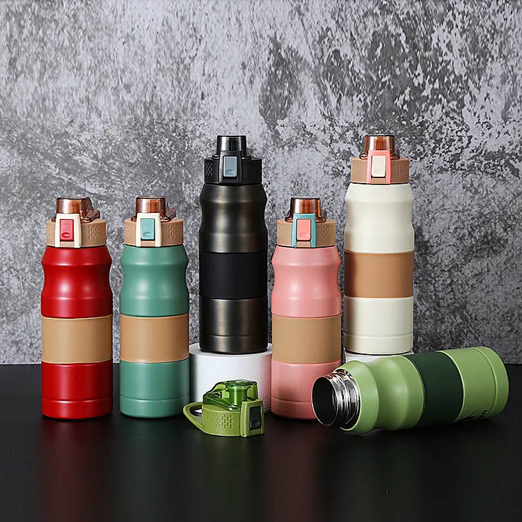 17oz Insulated Flask Portable Thermos Flask Vacuum Insulated Stainless ...