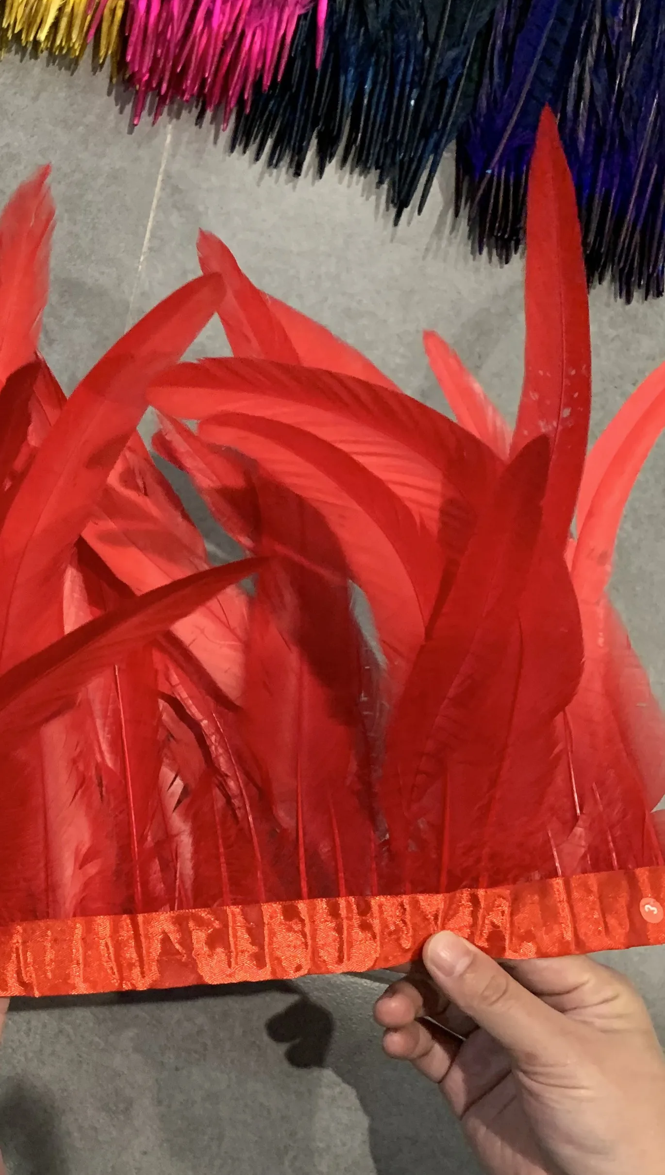 Sandou 25-30 Cm 10-12 Inch Rooster Feather Trims Coque Feather Strung ...