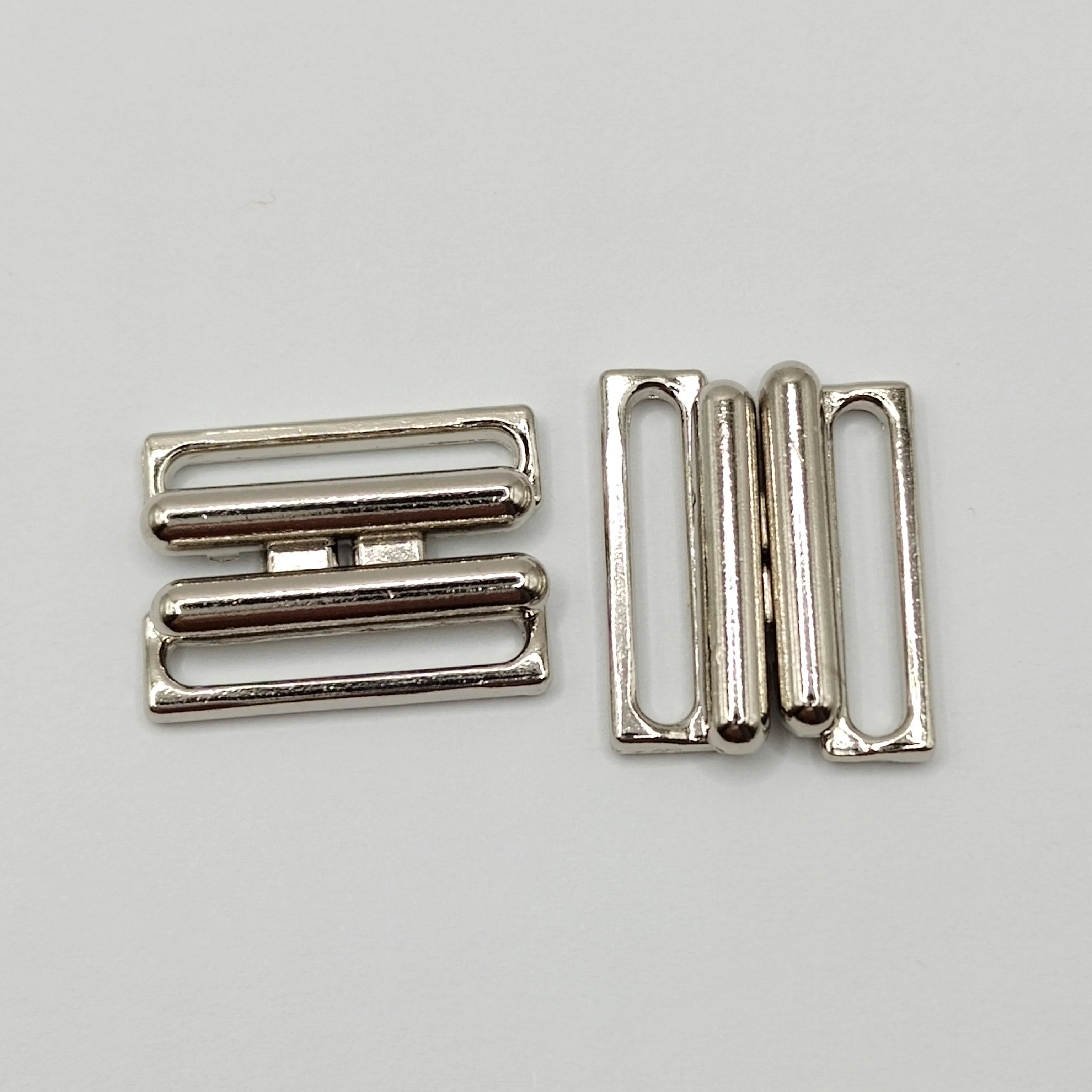 20mm Webbing Strap Interlocking Belt Buckle Custom Silver Adjustable ...