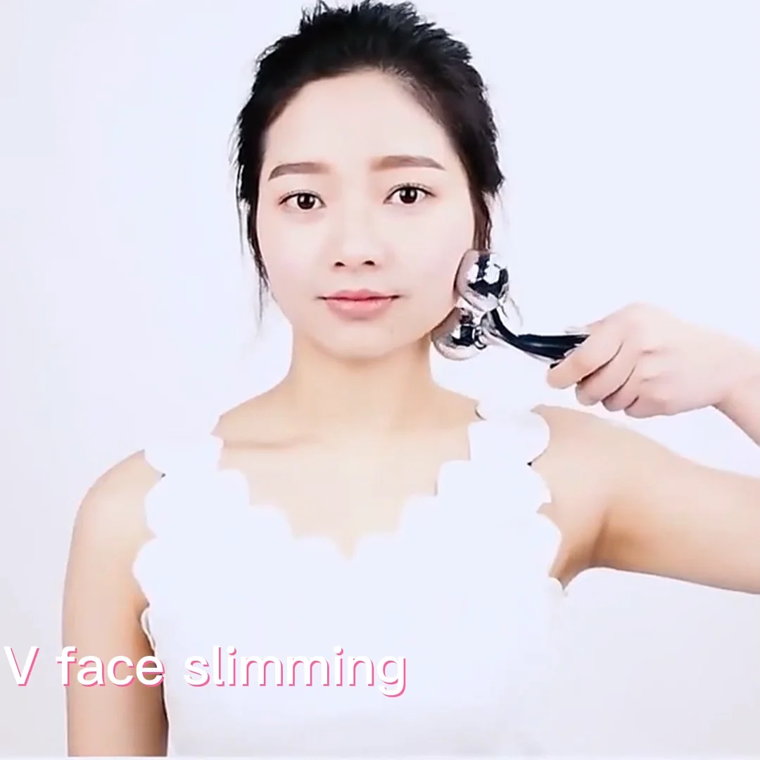 Face Lift Facial Muscle Ball Massage Roller 3d Face Roller Massager ...