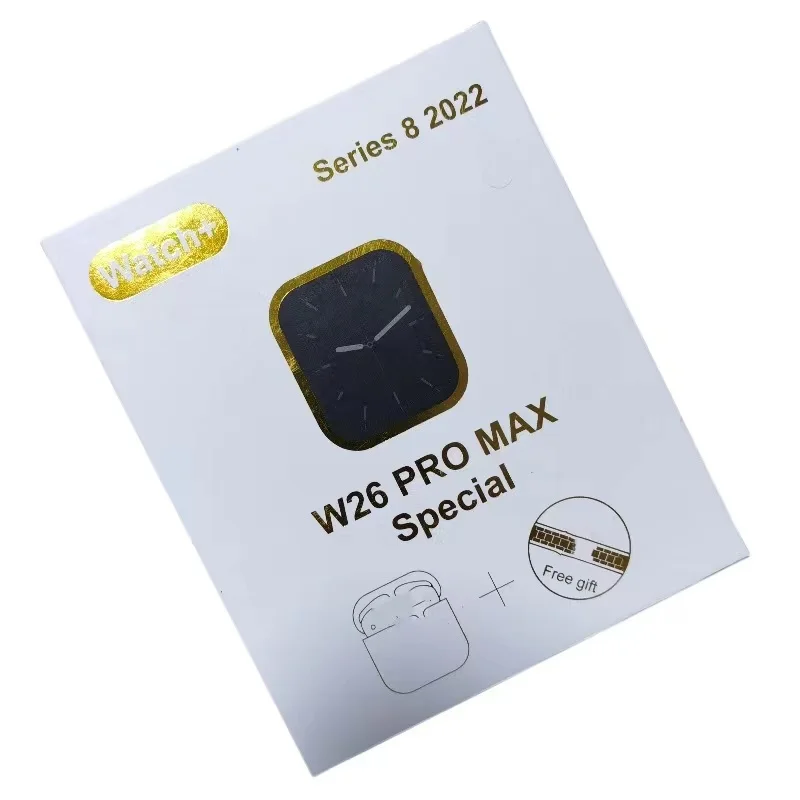 Smart Watch With Earbuds W26 Pro Max With Tws Headset,2 In 1 App ...