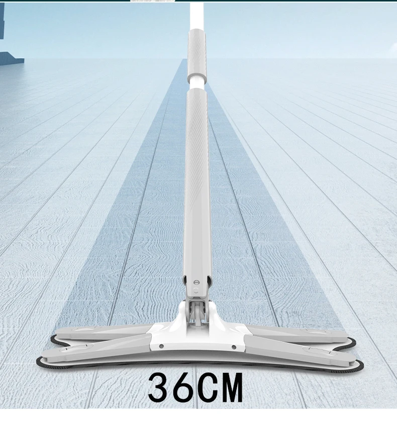 Easy Use Hand Free Household Cleaning Mop 360 Swivel X Twist Shape ...