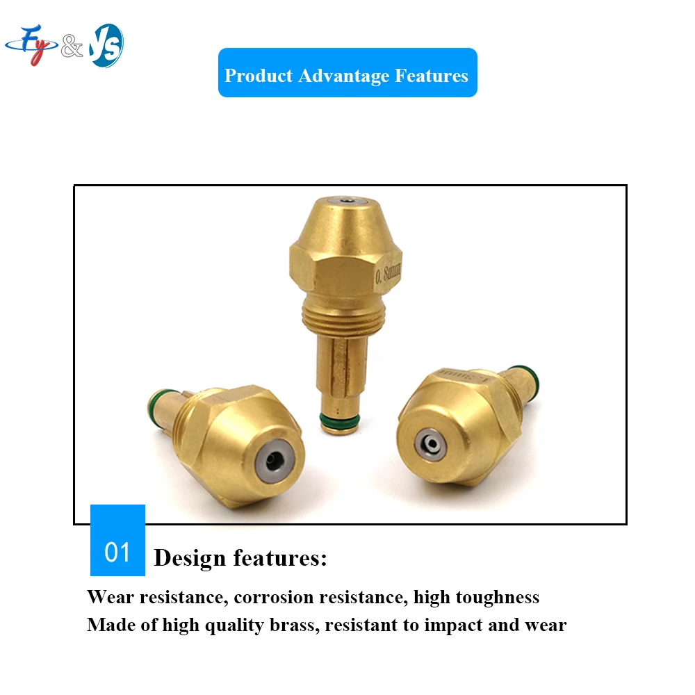 Boiler Combustion Siphon Cone Spray Nozzle Waste Oil and Diesel Heavy ...