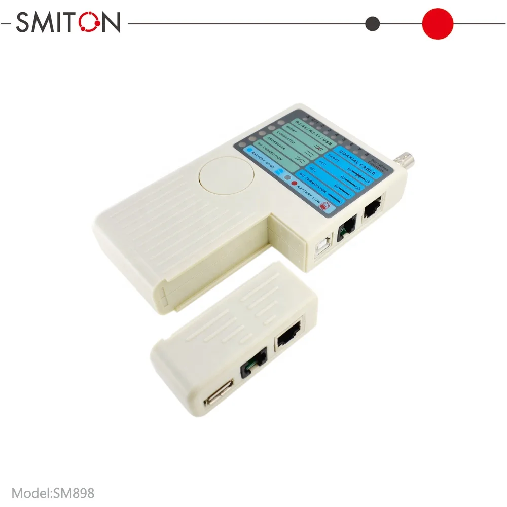 Rj45 Cat6 Cable Tester Telphone Line Coax Cable Tester - Buy Rj45 Rj11 ...
