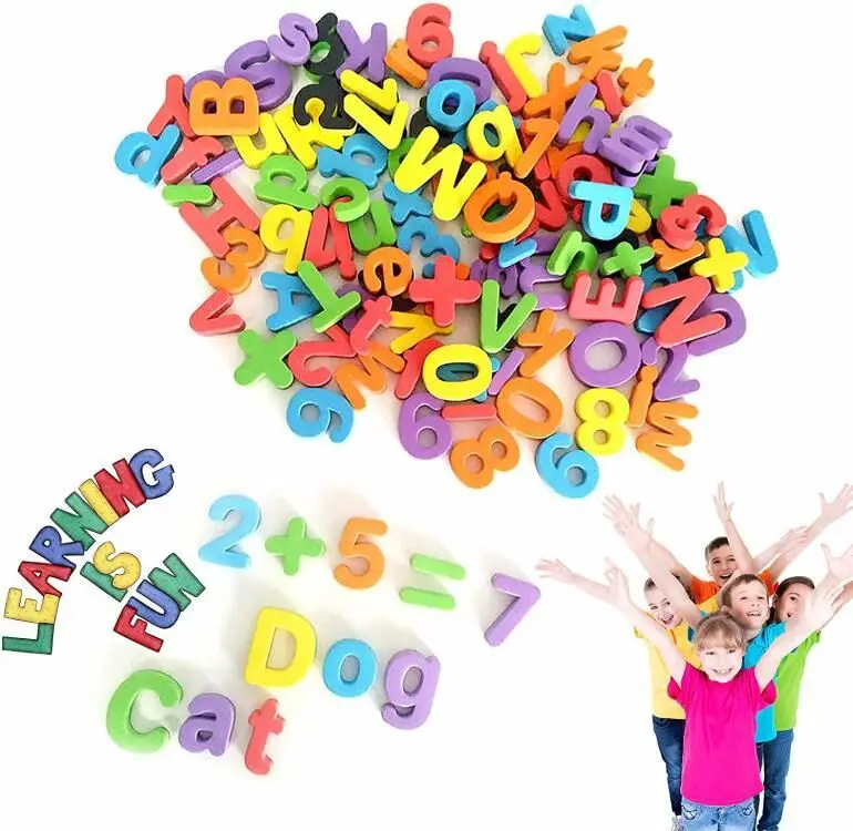 EVA upper & lowercase letters magnets Magnetic Letters and Numbers ...