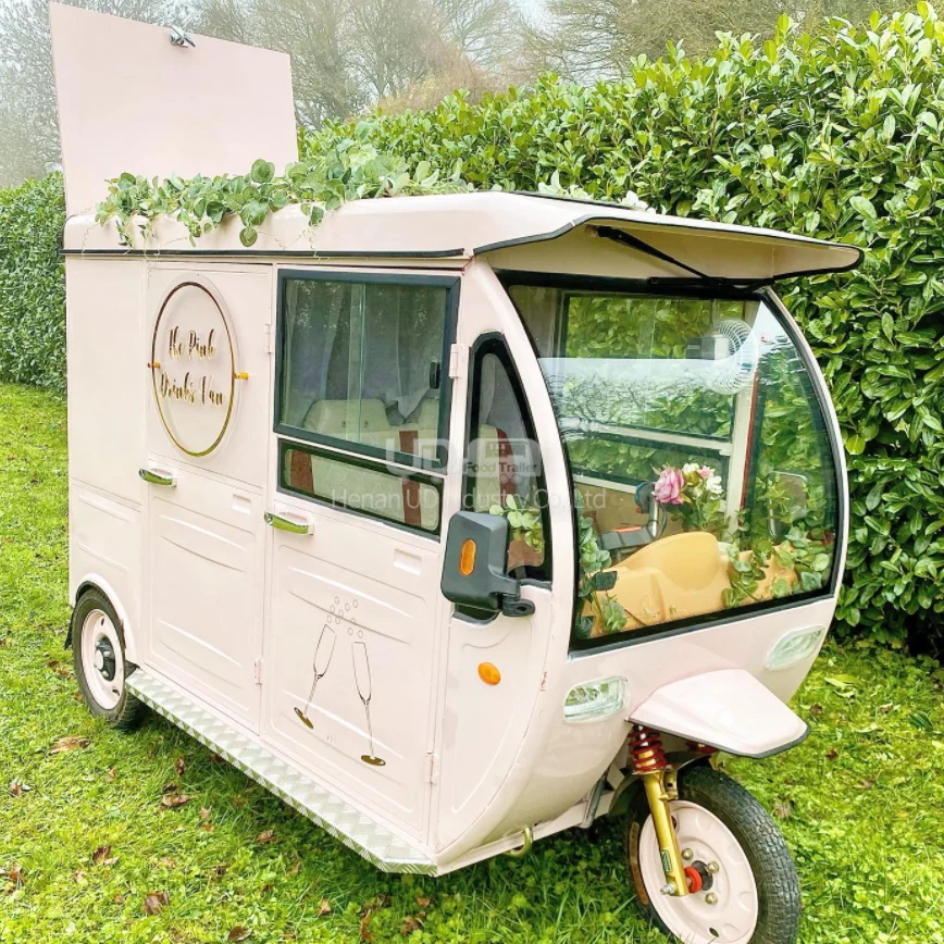 Electric Tap Truck Vintage Mobile Bar Food Truck Tricycle Three Wheels ...