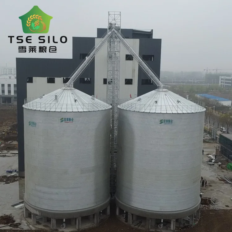 Livestock Silage Flat Bottom Silo For Feed Pellet Mill - Buy Flat ...