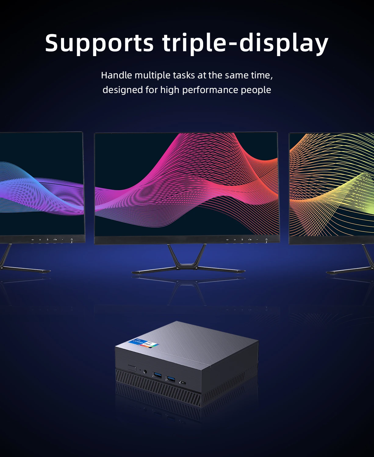 CYX Mini PC Core I7 10810U - 32G RAM, 512G SSD Gaming PC