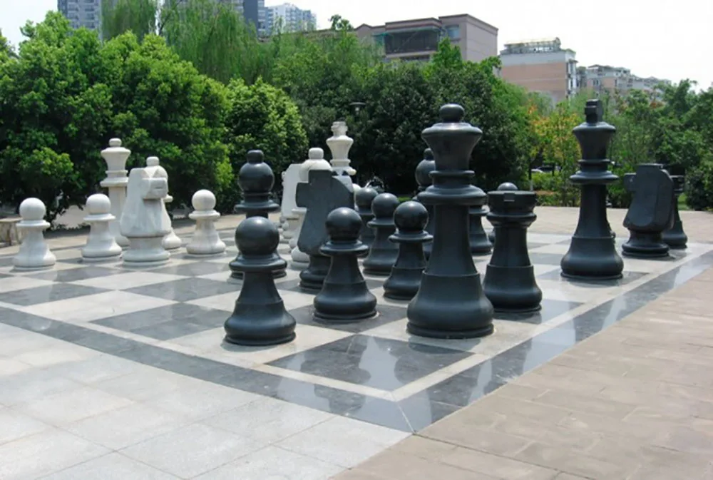 Giant Outdoor Lawn Chess Set for Family & Garden Play - ODM
