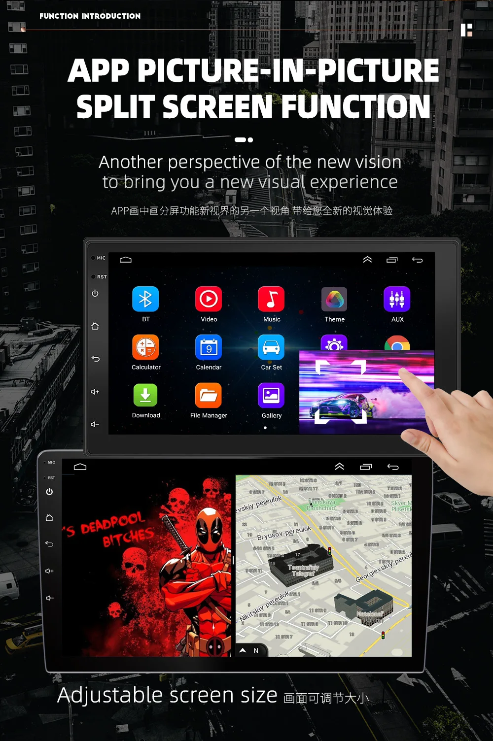 Android Stereo Ram 4gb 64gb Rom Bt Fm Dsp Radios Para Autos Multimedia ...