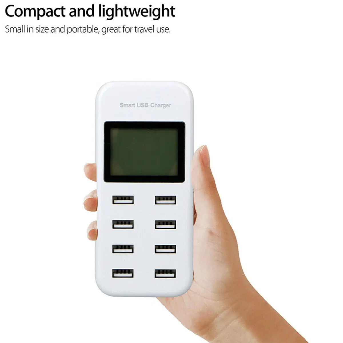 I8 Smart 8 Ports Fast Usb Charger Multi Usb Phone Charging Station ...