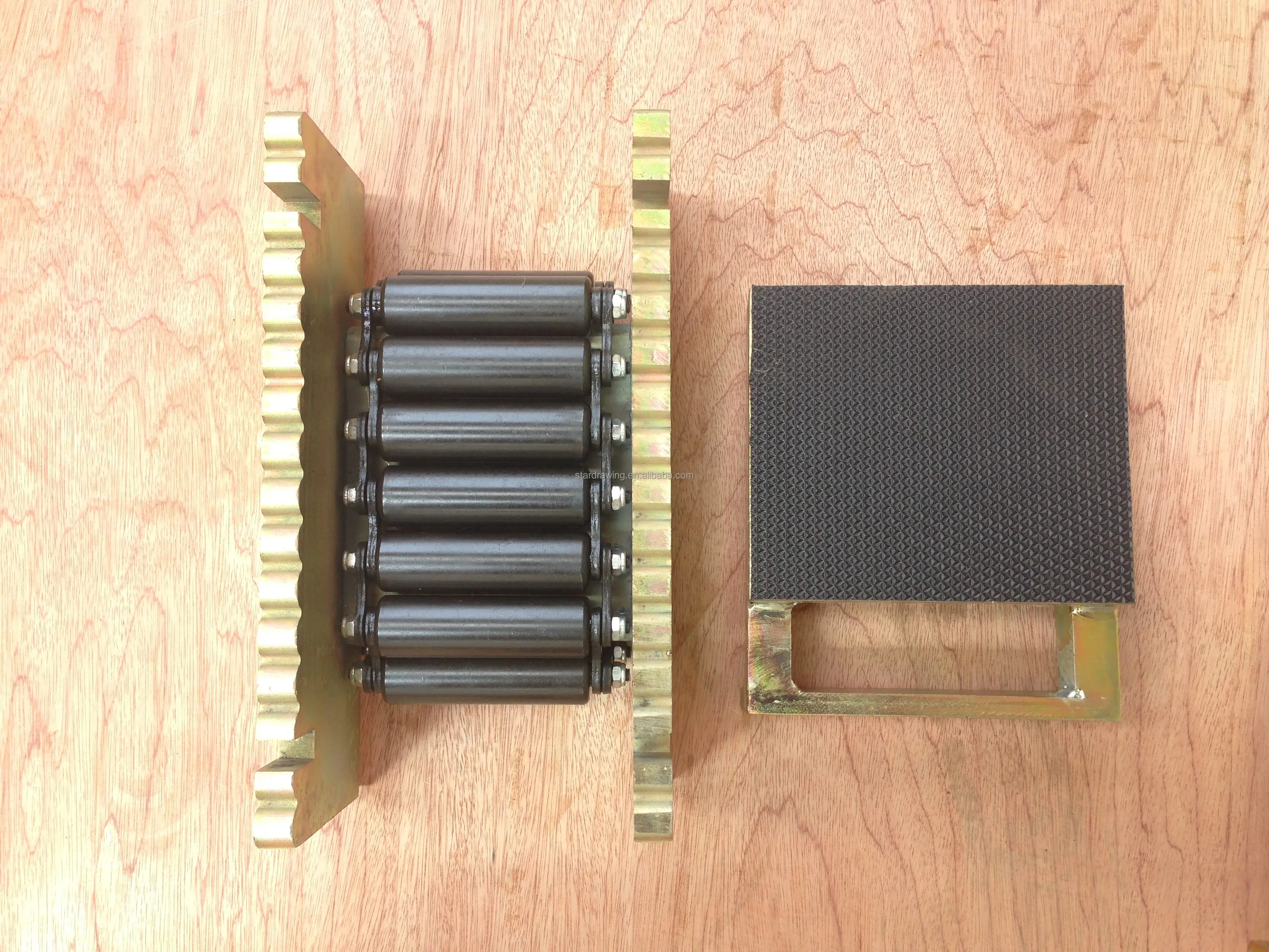 SS Tracked Machinery Mover - Efficient Cargo Trolley Kit