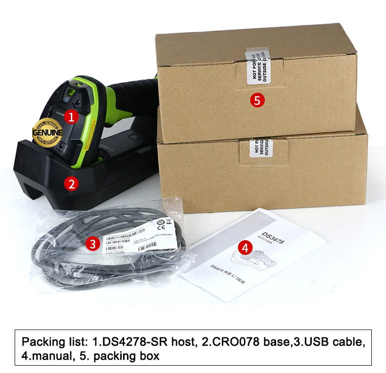Zebra DS3608-DP (Direct Part Marking) Ultra-Rugged Handheld Corded DPM ...