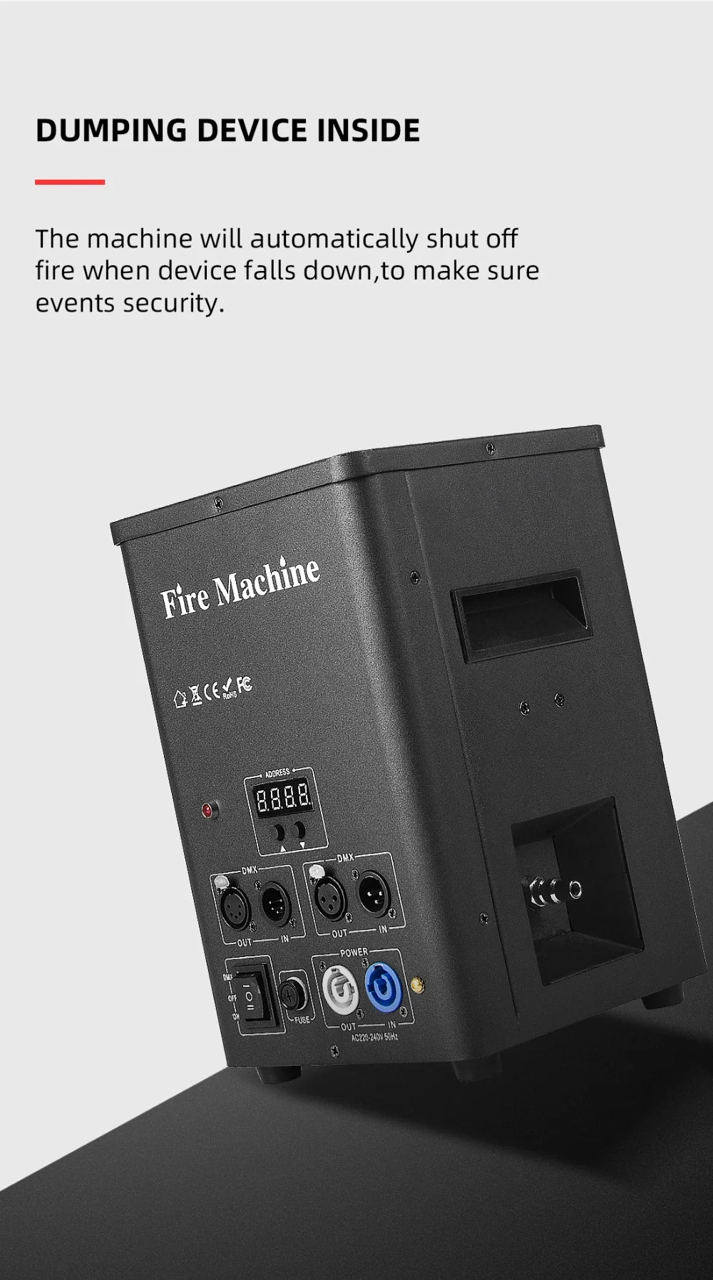 MOKA SFX DMX LPG Flame Machine - Wholesale Stage Effects