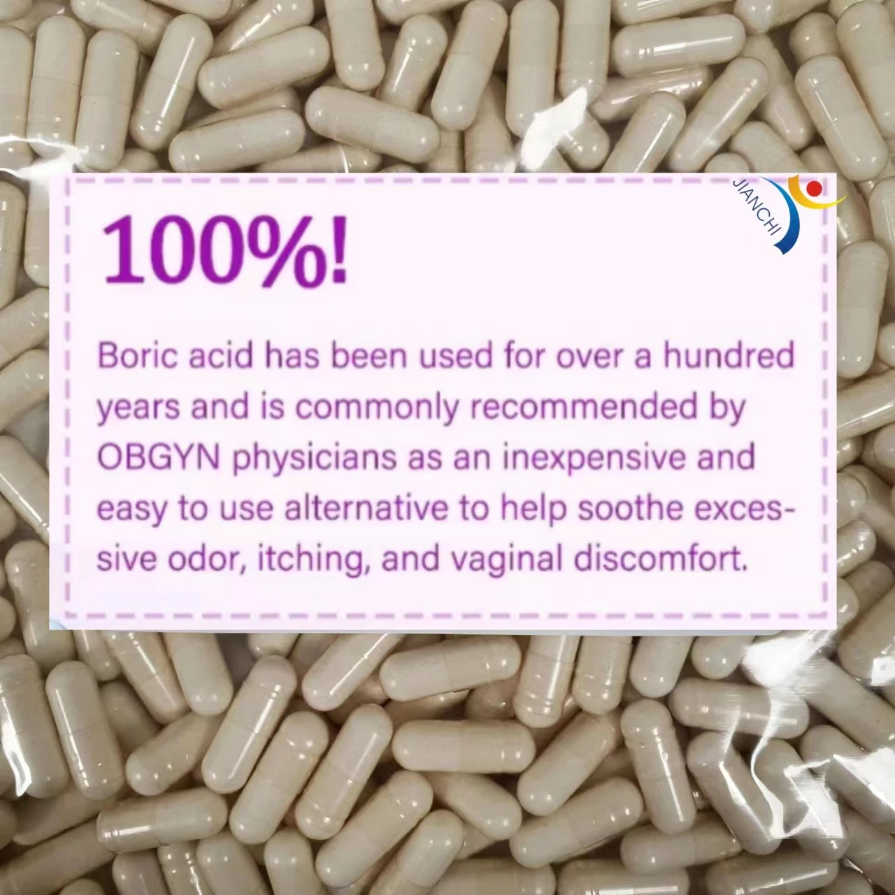 Boric Acid Capsules - Tighten and Detox Vaginal Bacteria