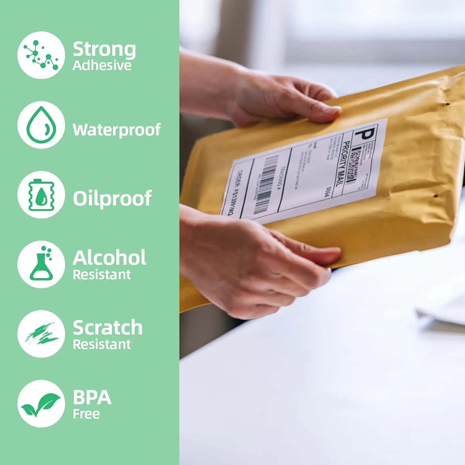 4x6 Thermal Labels - Waterproof Shipping Labels 500pcs