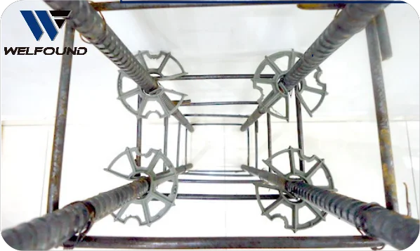 Space Wheel Plastic Rebar Circles Rebar Spacer Wheels Used in Concrete ...