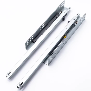 Pop-up Hidden Undermount Drawer Slide Ball Bearing Telescopic Folding ...
