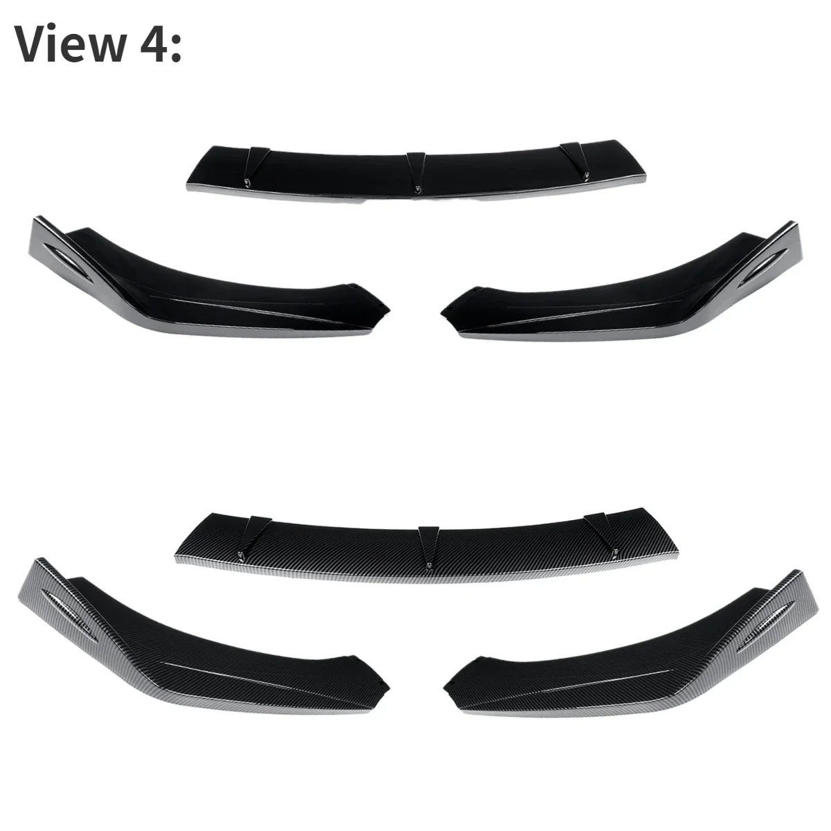 A3 A4 A5 Front Lip Car Front Bumper Spoiler Lip Diffuser Body Kit for ...