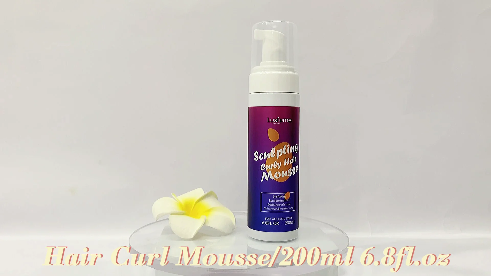 Wholesale Frizz Control Volumizing Texture Natural Curl Enhancing Hair Styling Mousse - Buy Curl ...