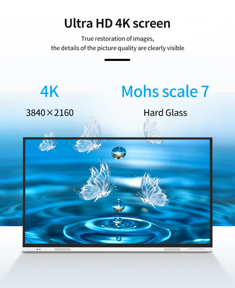 55/65/75/86 Inch Interactive Smart White Board HD Focus Interactive LCD ...