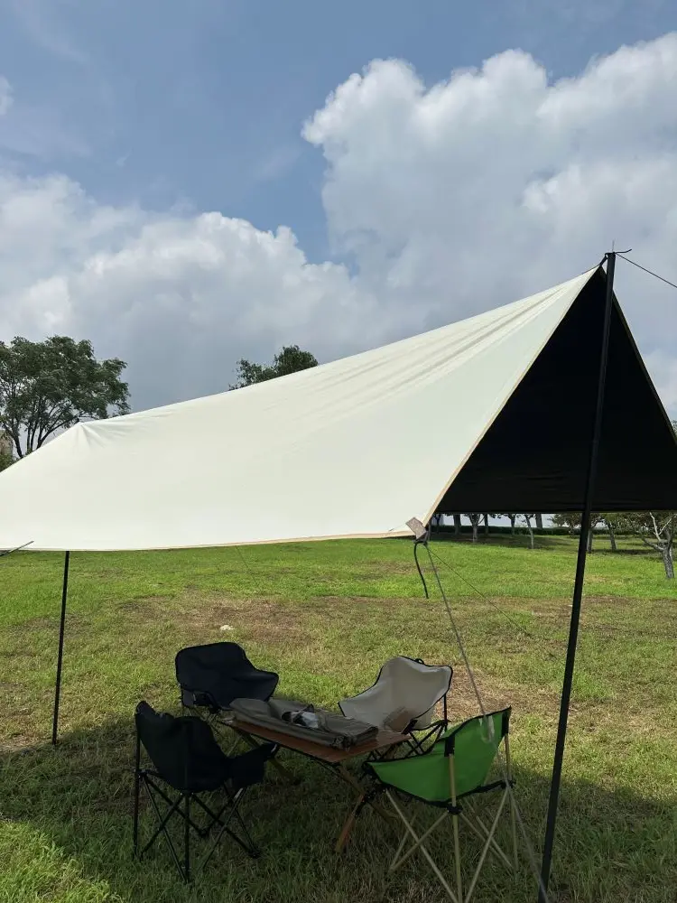 Portable Camping Tarp Waterproof Sun Shelter Shade Beach Tent Awning ...