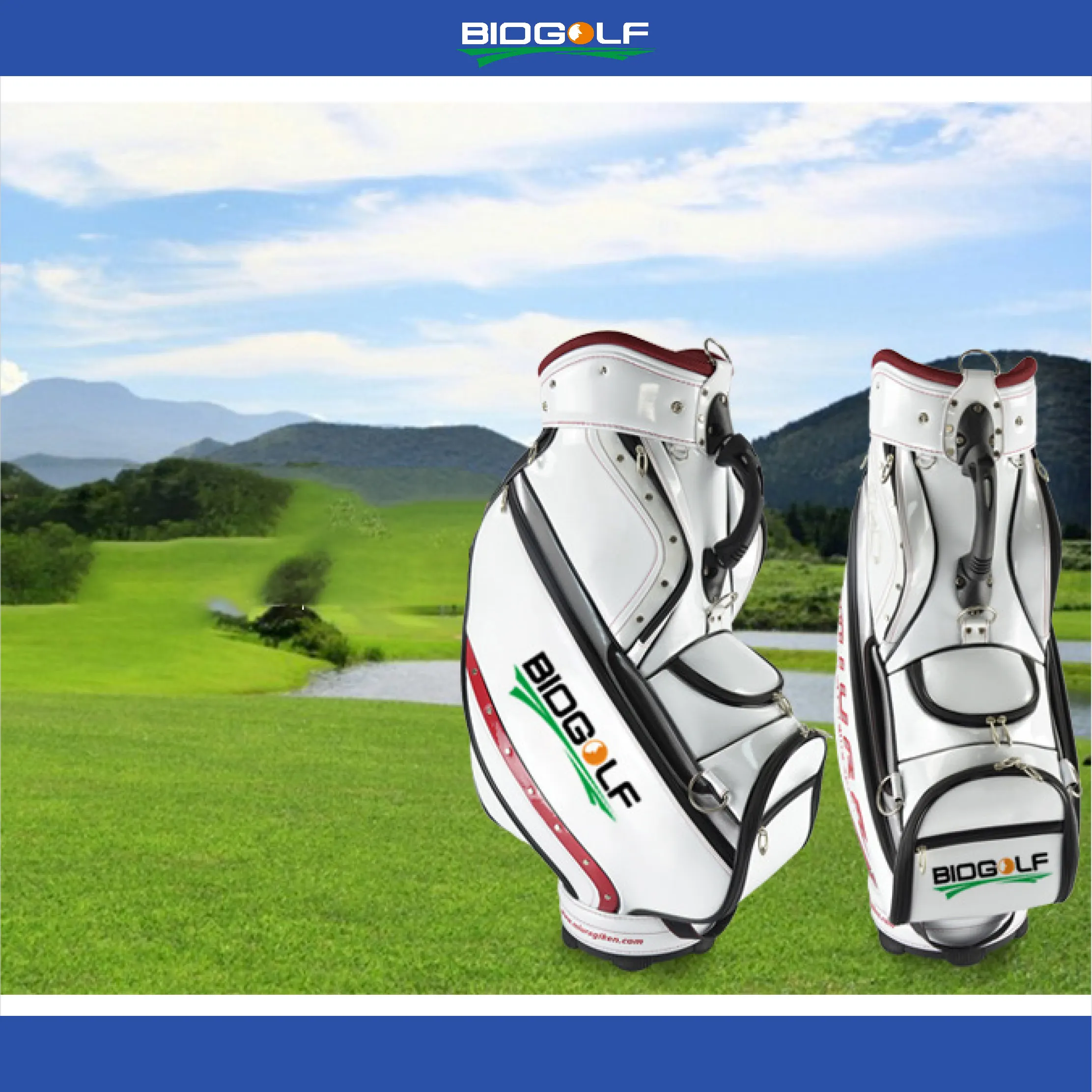 Oem Custom Pro Golf Tour Bags Cart Bags Golf Stand Waterproof Leather ...