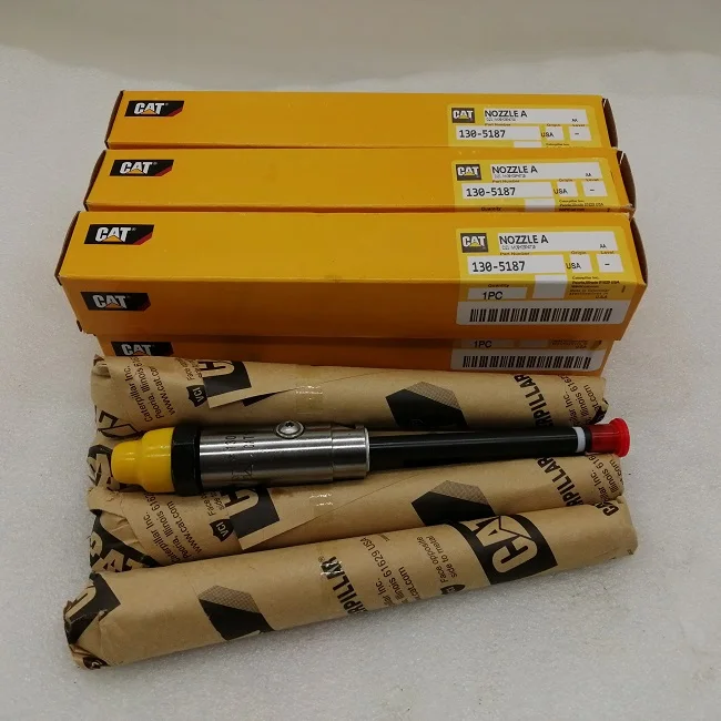 Excavator Spare Parts Diesel Fuel Injector Nozzle 130-5187 1305187 For ...