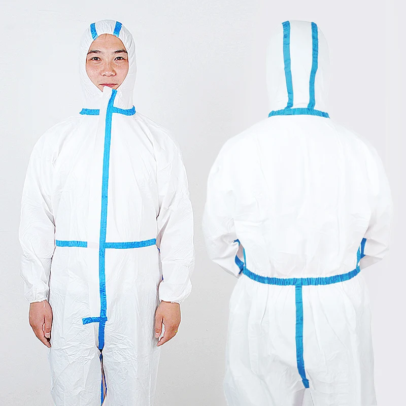 Cat 3 Type 5/6 Body Suits Disposable Coveralls Complet Body for Oil ...