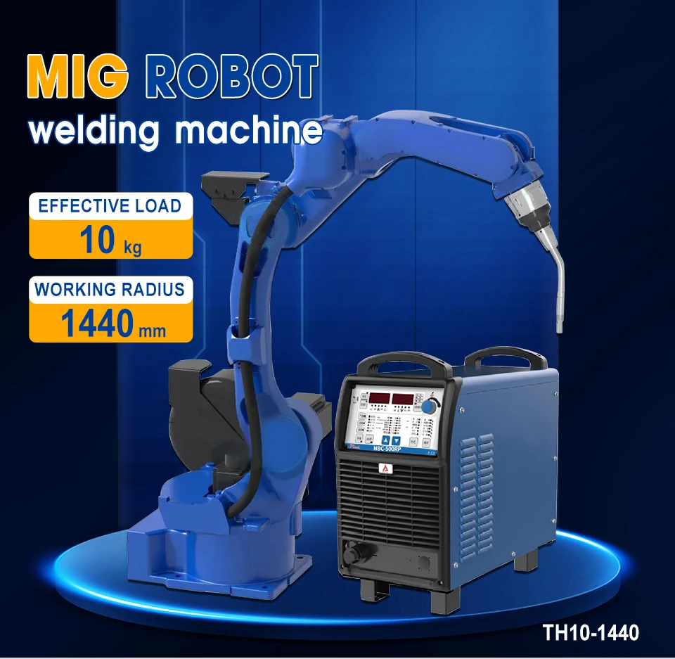 Industrial Robotic Mig Welding Robot Workstation Station for Automatic ...