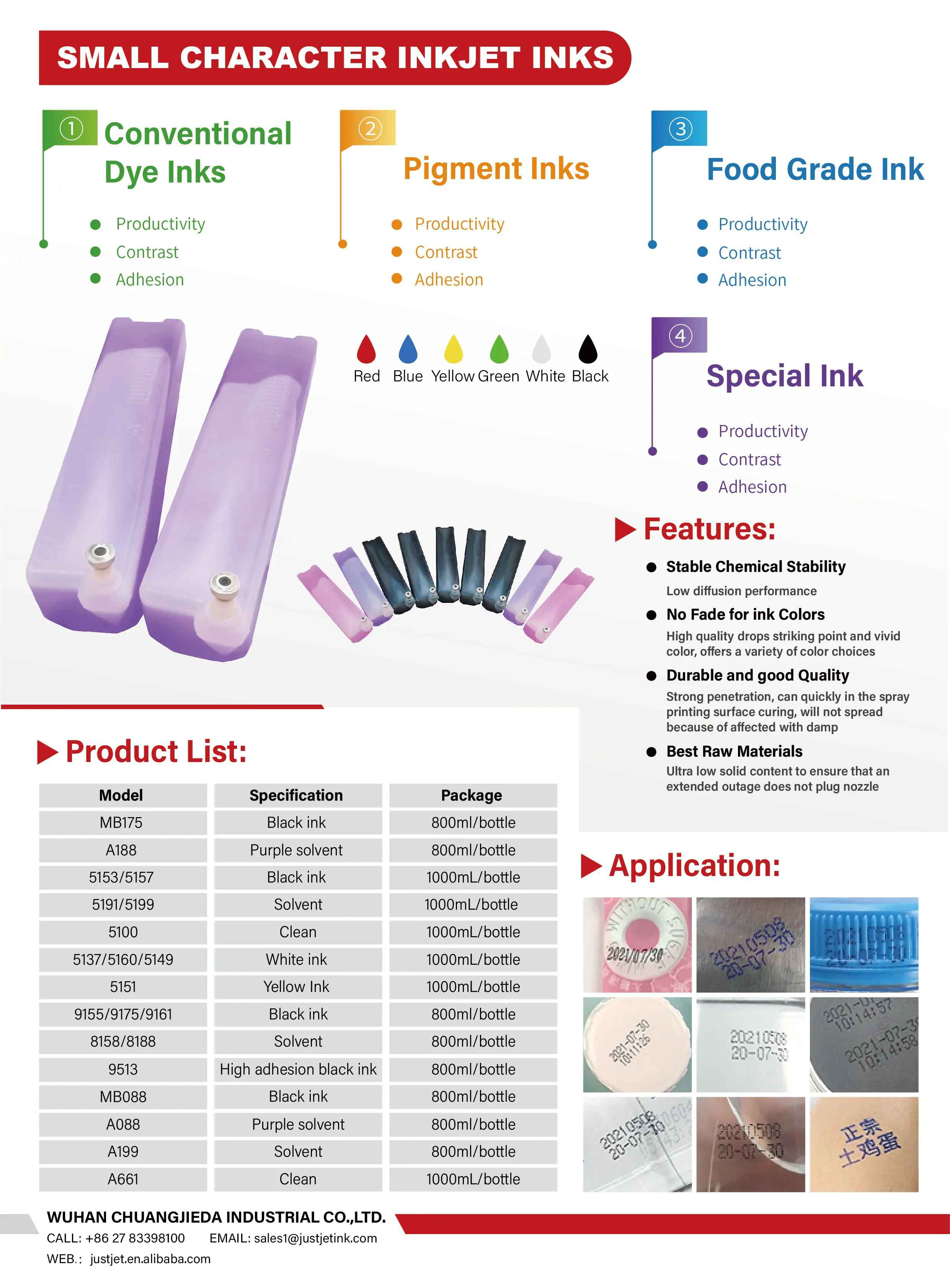 Jetink RFID Additive A188 Solvent Inkjet Ink for Digital Imaging