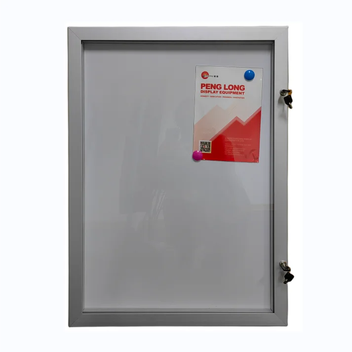 Outdoor Indoor Lockable Magnetic Writable Whiteboard Waterproof Notice ...