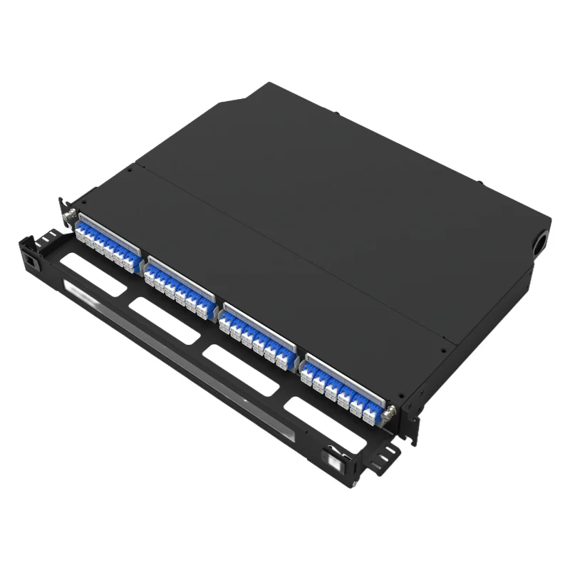 1u Sc/Mpo/Dlc Fiber Optic Patch Panel Odf 19 Inch Rack Mount ...