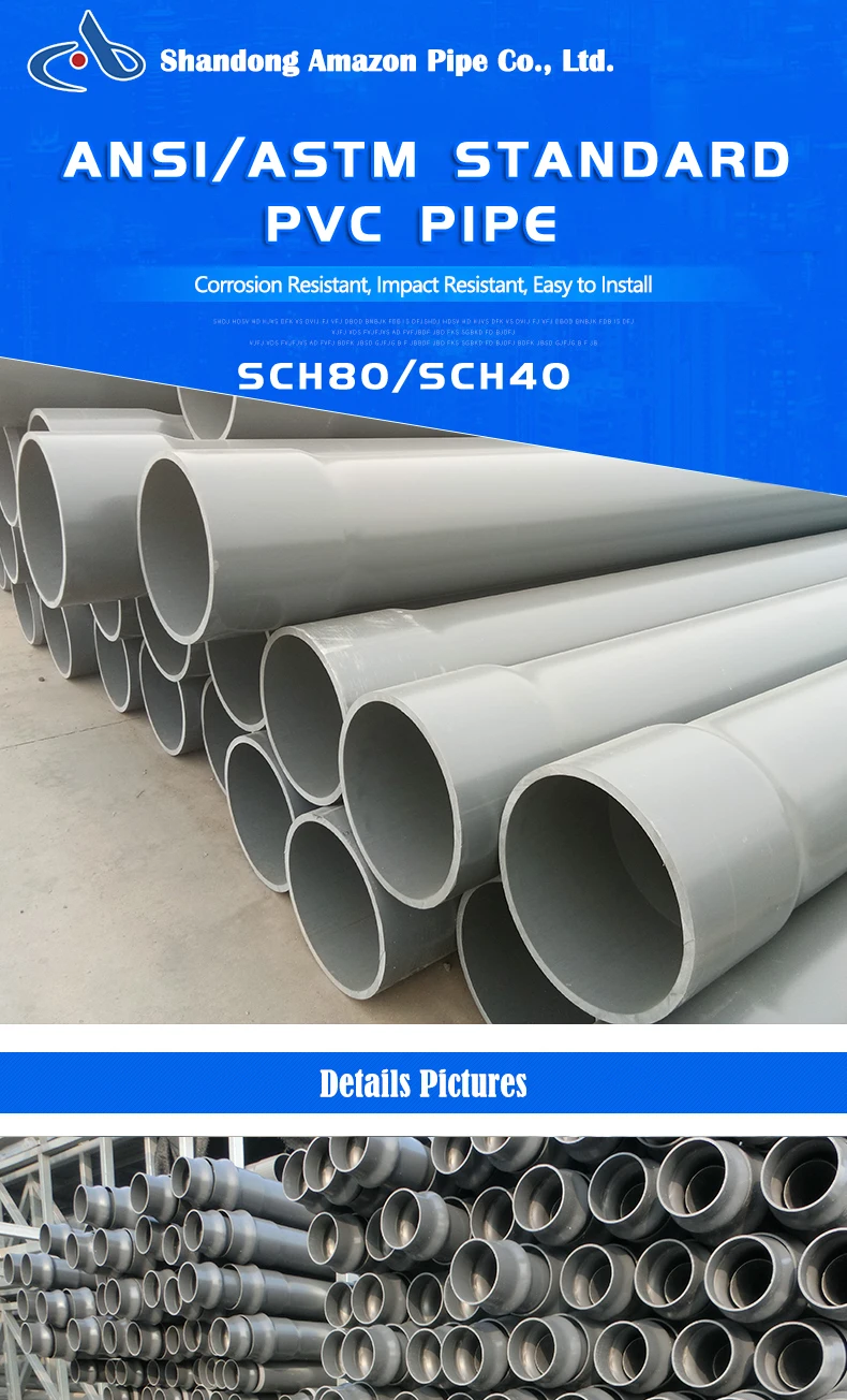 Sch40 Astm 3inch Electrical Pvc Pipe Wall Mount For Conduit Wiring ...